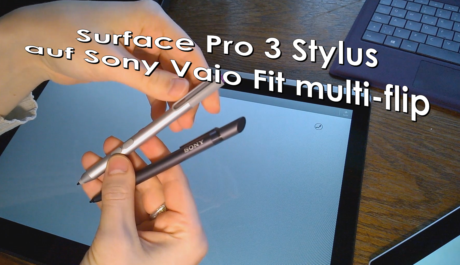 Surface Pro 3 Stylus (n-trig) auf Sony Vaio Fit multi-flip - AmbassadorBase